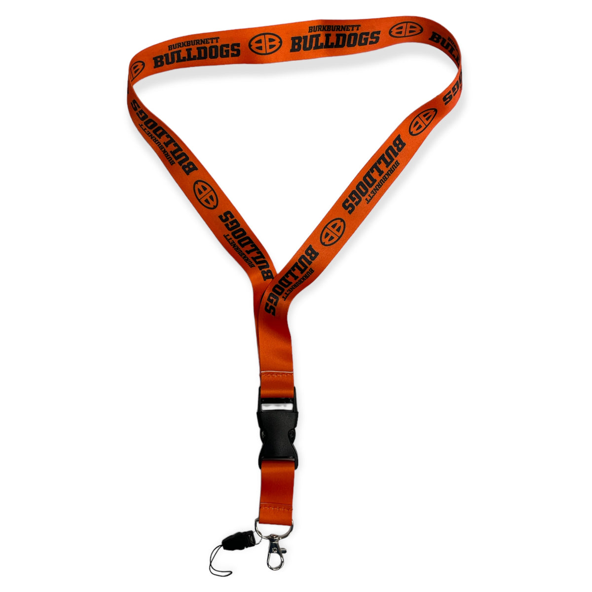 Orange Burkburnett Bulldogs Lanyard | Sign-On Enterprises