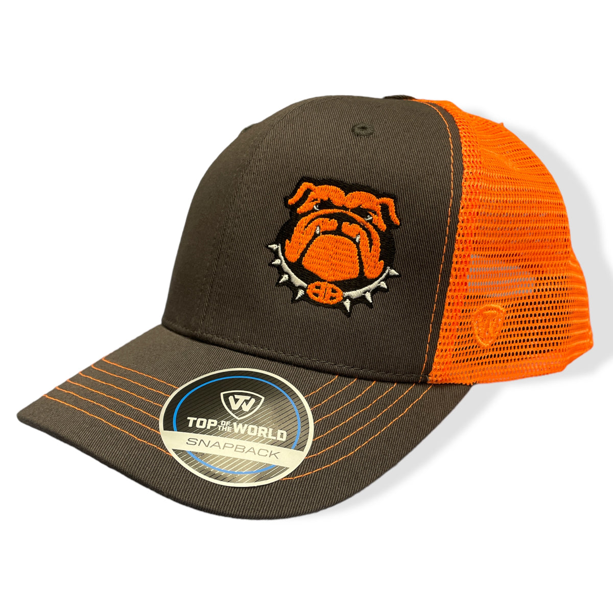 Neon Bulldog Head Cap | Sign-On Enterprises