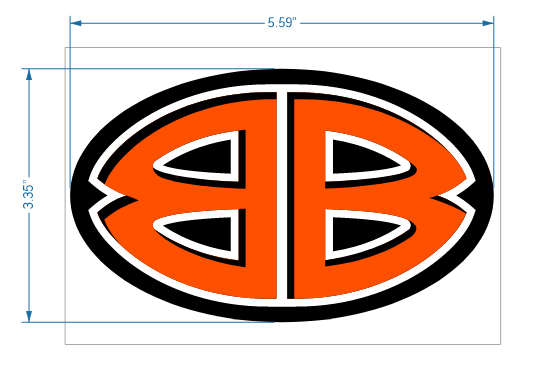 Double B Decal 5.5 inch Decal | Sign-On Enterprises