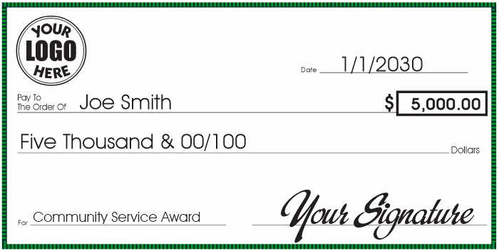 Presentation Checks | Sign-On Enterprises